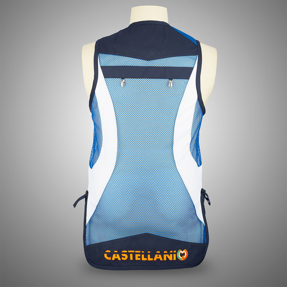 CASTELLANI USA. CASTELLANI MENS RIO MESH ALCANTARA VEST 024-156