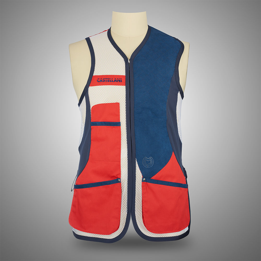 CASTELLANI USA. CASTELLANI MENS RIO MESH ALCANTARA VEST 024-158