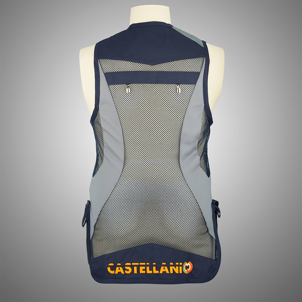 CASTELLANI USA. CASTELLANI MENS RIO MESH ALCANTARA VEST 024-159