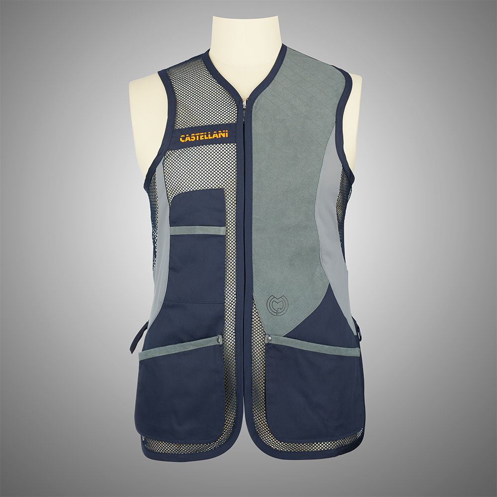 CASTELLANI USA. CASTELLANI MENS RIO MESH ALCANTARA VEST 024-159