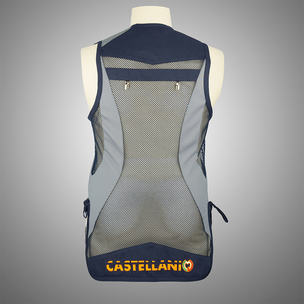 CASTELLANI USA. CASTELLANI MENS RIO MESH ALCANTARA VEST 024-159