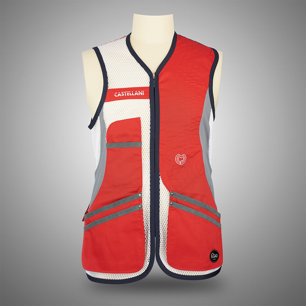 CASTELLANI USA. CASTELLANI MENS SPORT RIO FABRIC VEST 026-171
