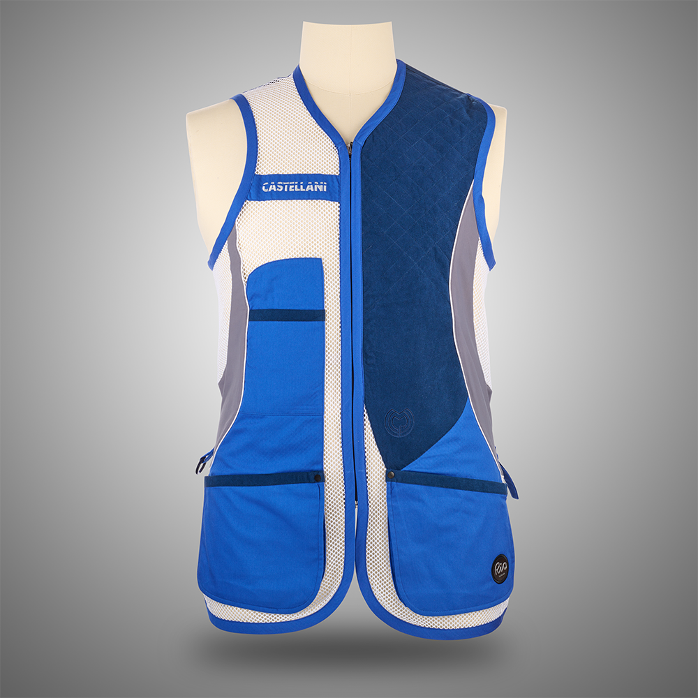 CASTELLANI USA. CASTELLANI MENS RIO MESH ALCANTARA VEST 024-170
